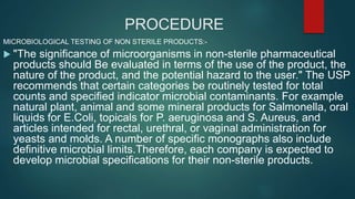 application of microbiology in pharma qc industry | PPTX