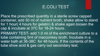 application of microbiology in pharma qc industry | PPTX