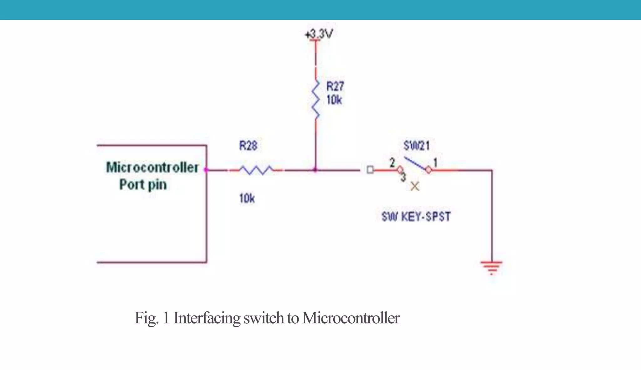 Switches and LEDs interface to the 8051 microcontroller | PPTX