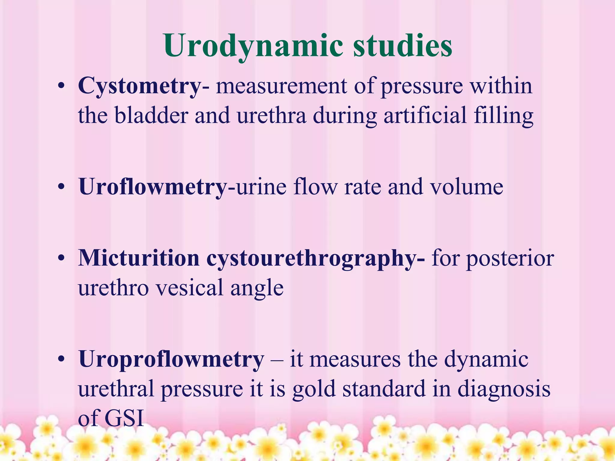 STRESS URINARY INCONTINENCE | PPTX