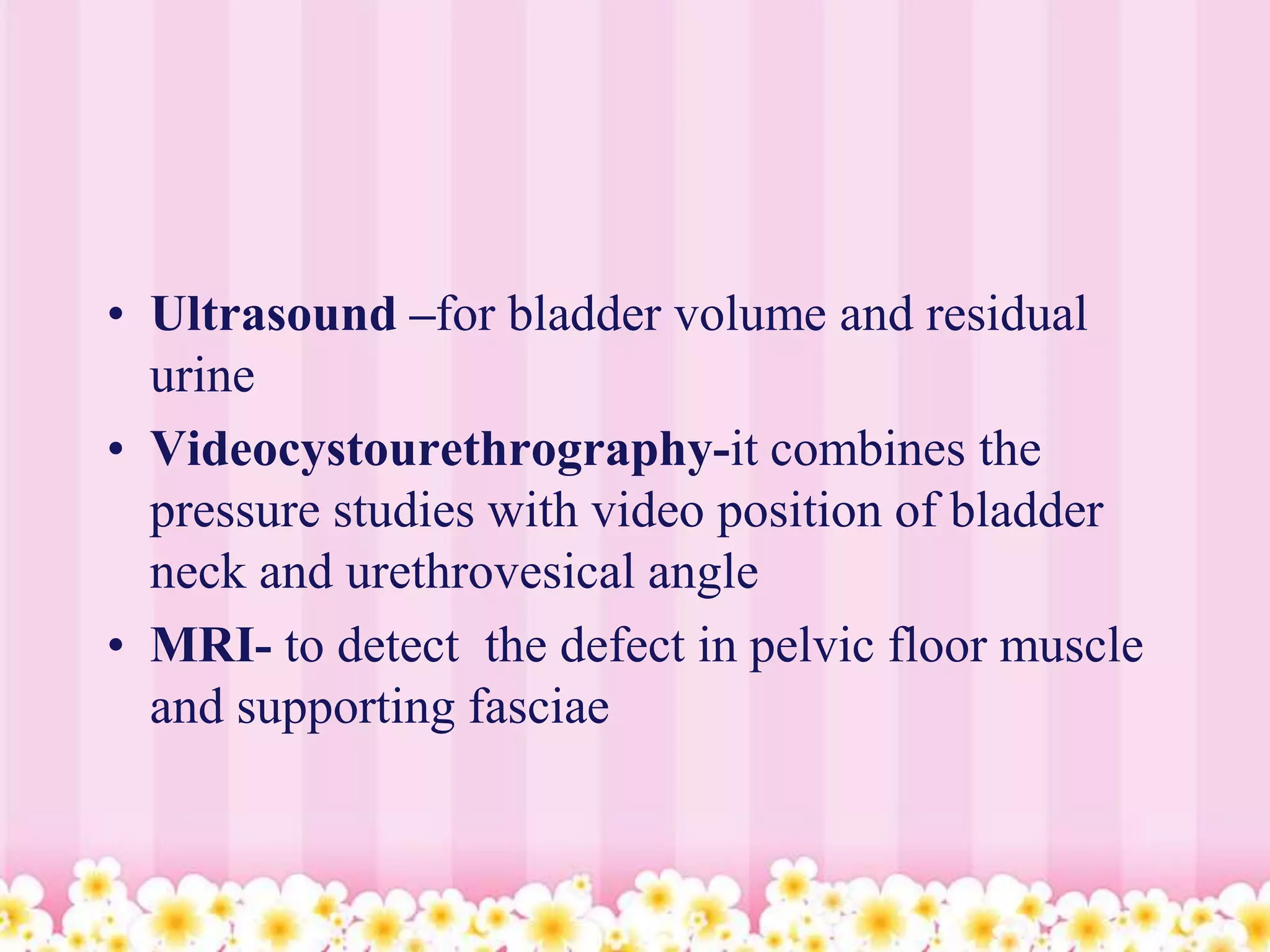 STRESS URINARY INCONTINENCE | PPTX