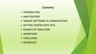 Coaxial feed microstrip patch antenna using HFSS | PPTX