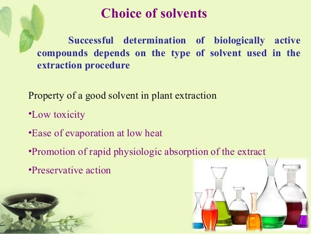 Extraction And Phytochemical Analysis Of Medicinal Plants