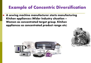 concentric or related diversification | PPTX