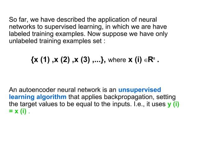 Intro To Deep Learning Autoencoders Ppt Computer Networking