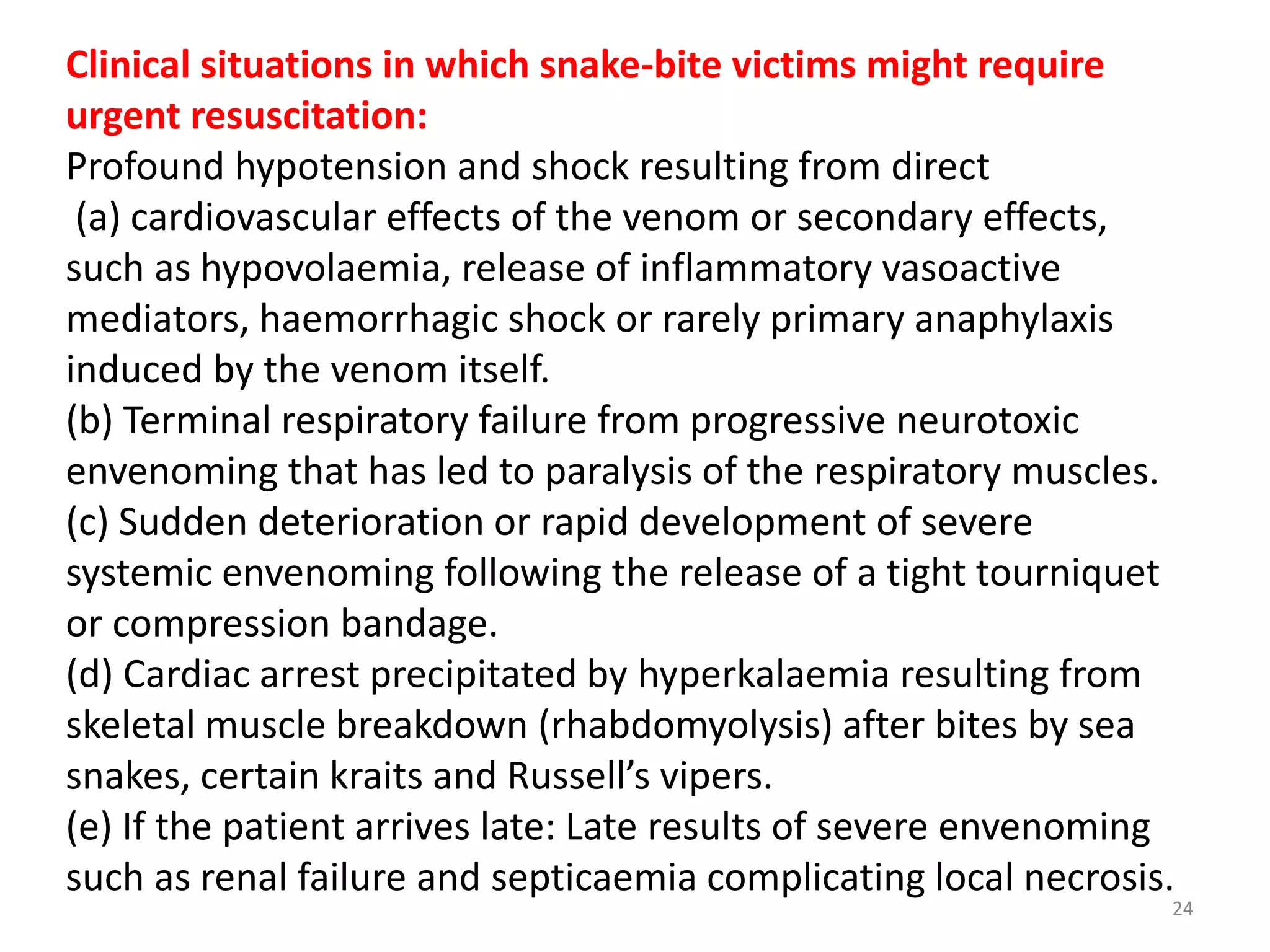 VIPER SNAKE BITE SEMINAR AND ANTIVENOM TREATMENT | PPTX