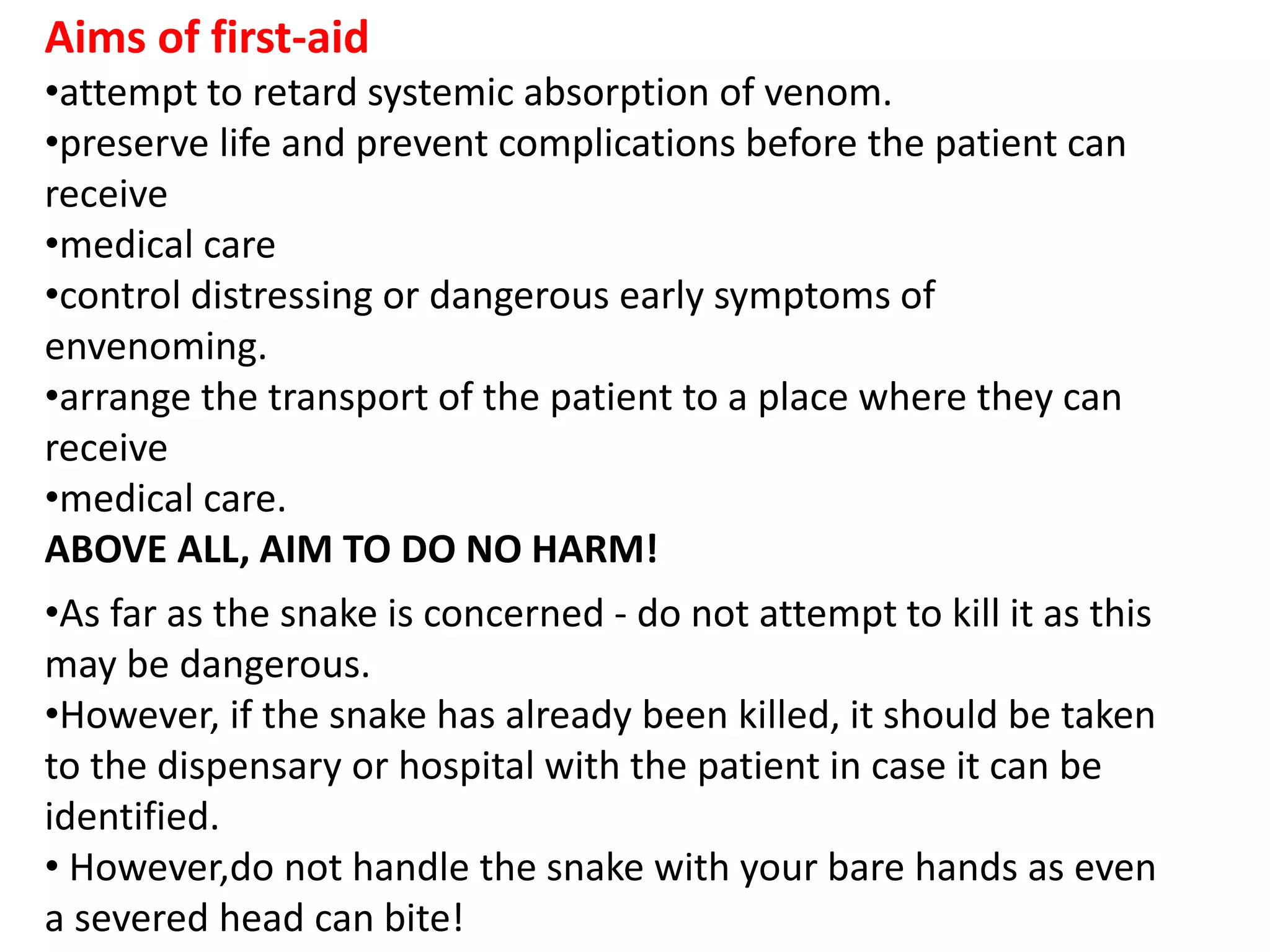 VIPER SNAKE BITE SEMINAR AND ANTIVENOM TREATMENT | PPTX