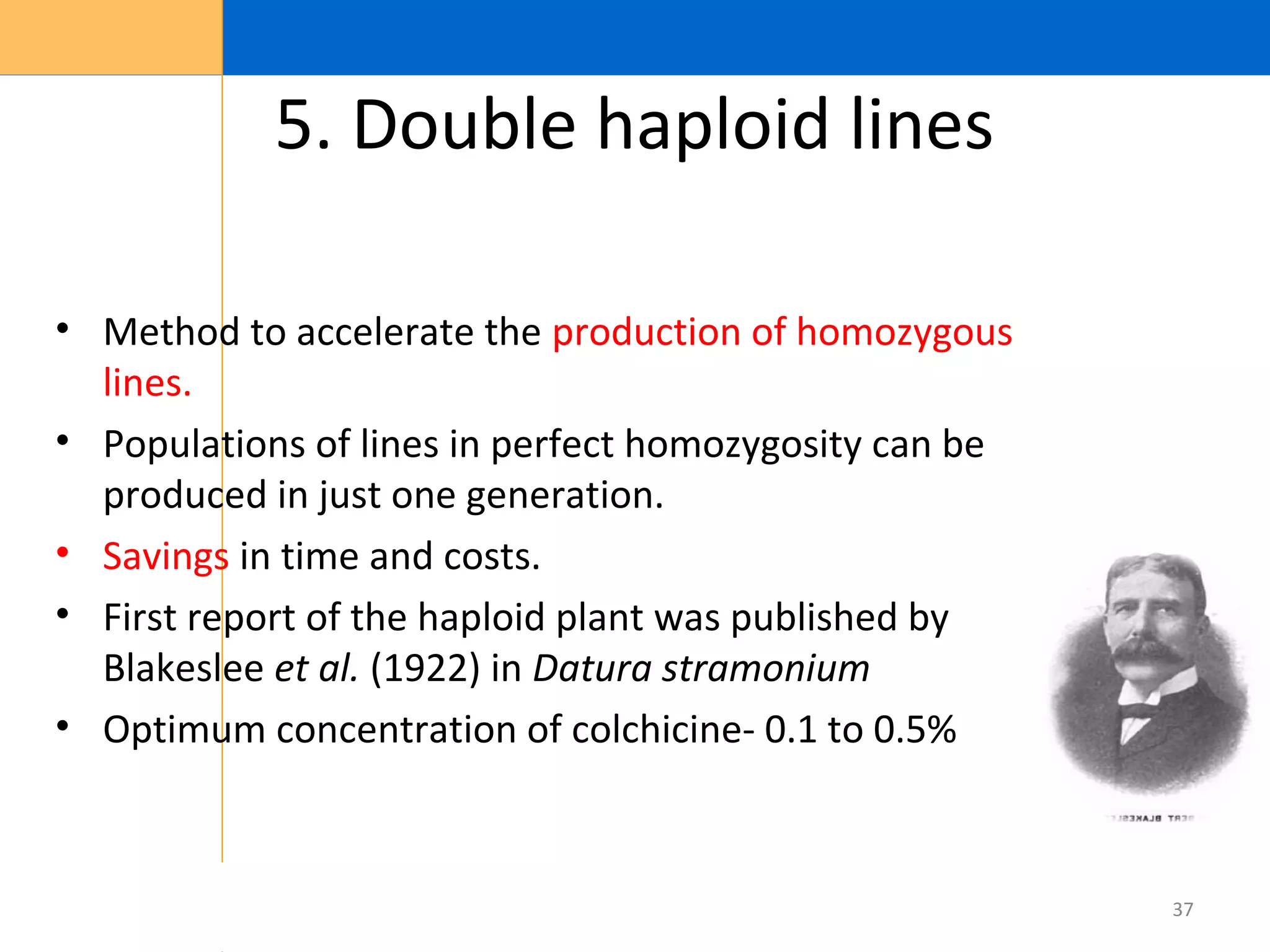 Tissue culture Applications For Genetic Improvement of Crop plants | PPT