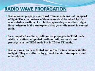 Radio Wave propagation | PPTX