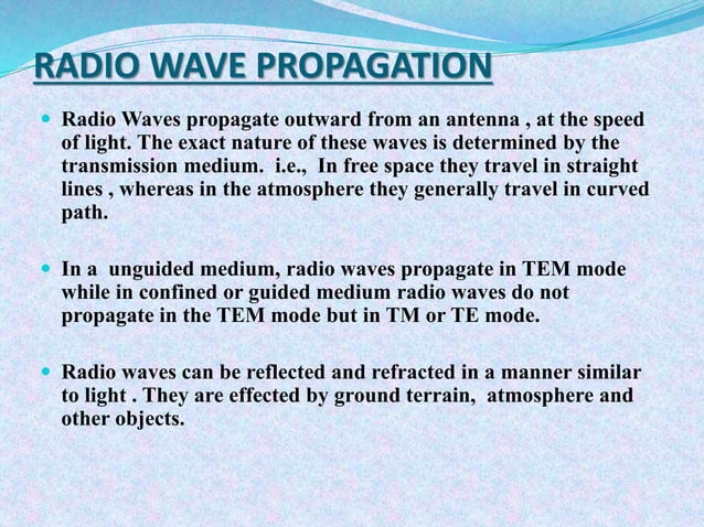 Radio Wave propagation | PPTX