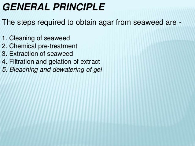 Extraction of agarose from seaweeds