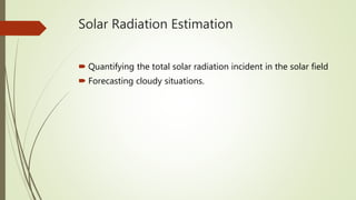 Solar Radiation Estimation based on Digital Image Processing | PPT