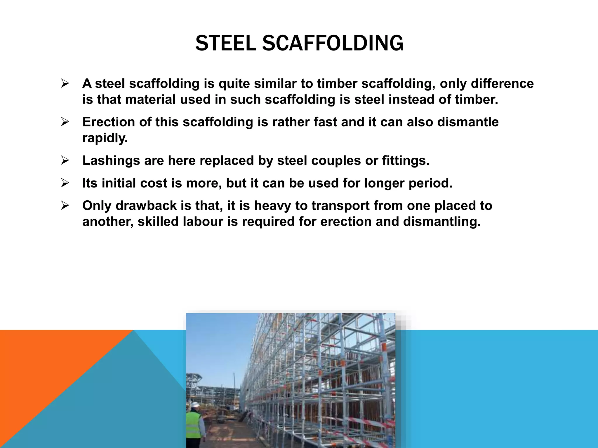 formwork centering and scaffolding by khalid | PPTX