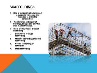 formwork centering and scaffolding by khalid | PPTX