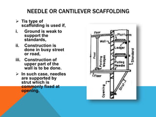 formwork centering and scaffolding by khalid | PPTX