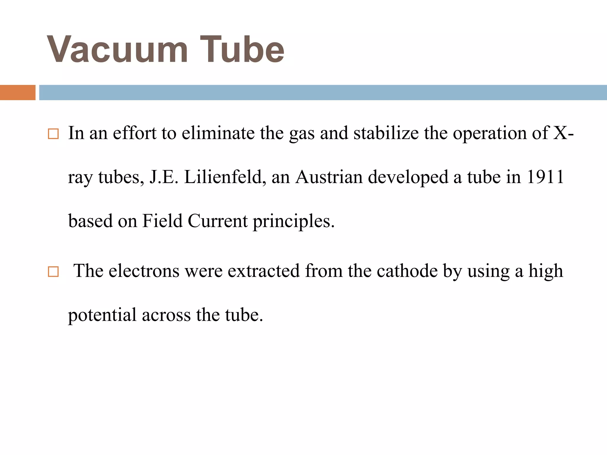 Modern x-ray tube | PPTX