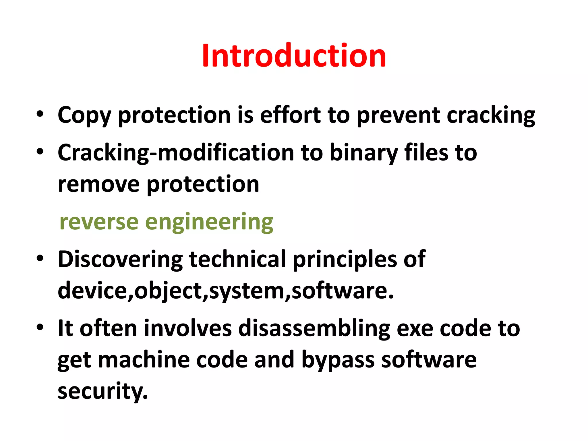 Software Protection Techniques | PPTX