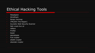 Ethical hacking | PPTX