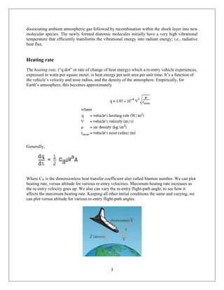 concept of reentry heating | PDF