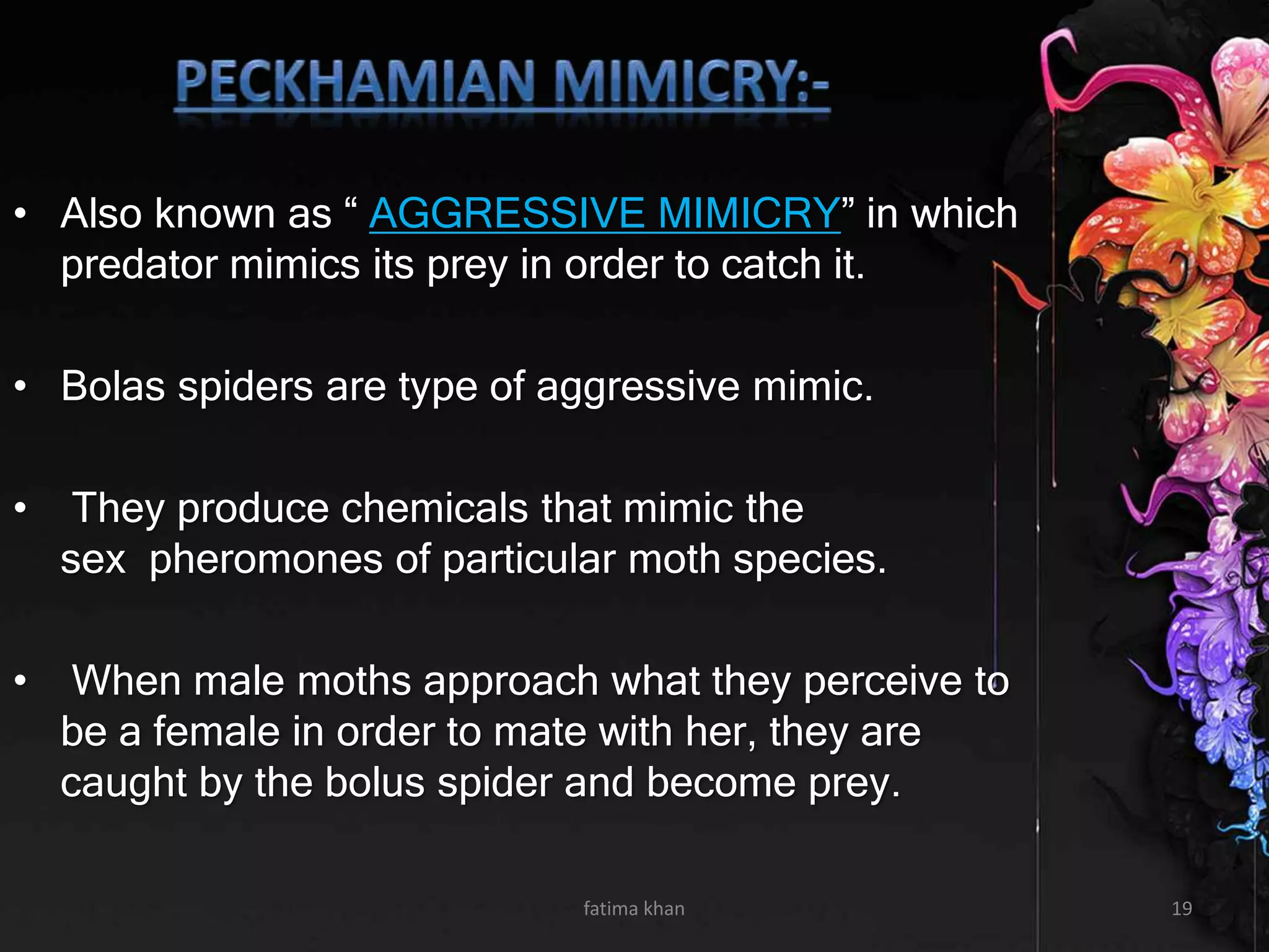 mimicry | PPTX