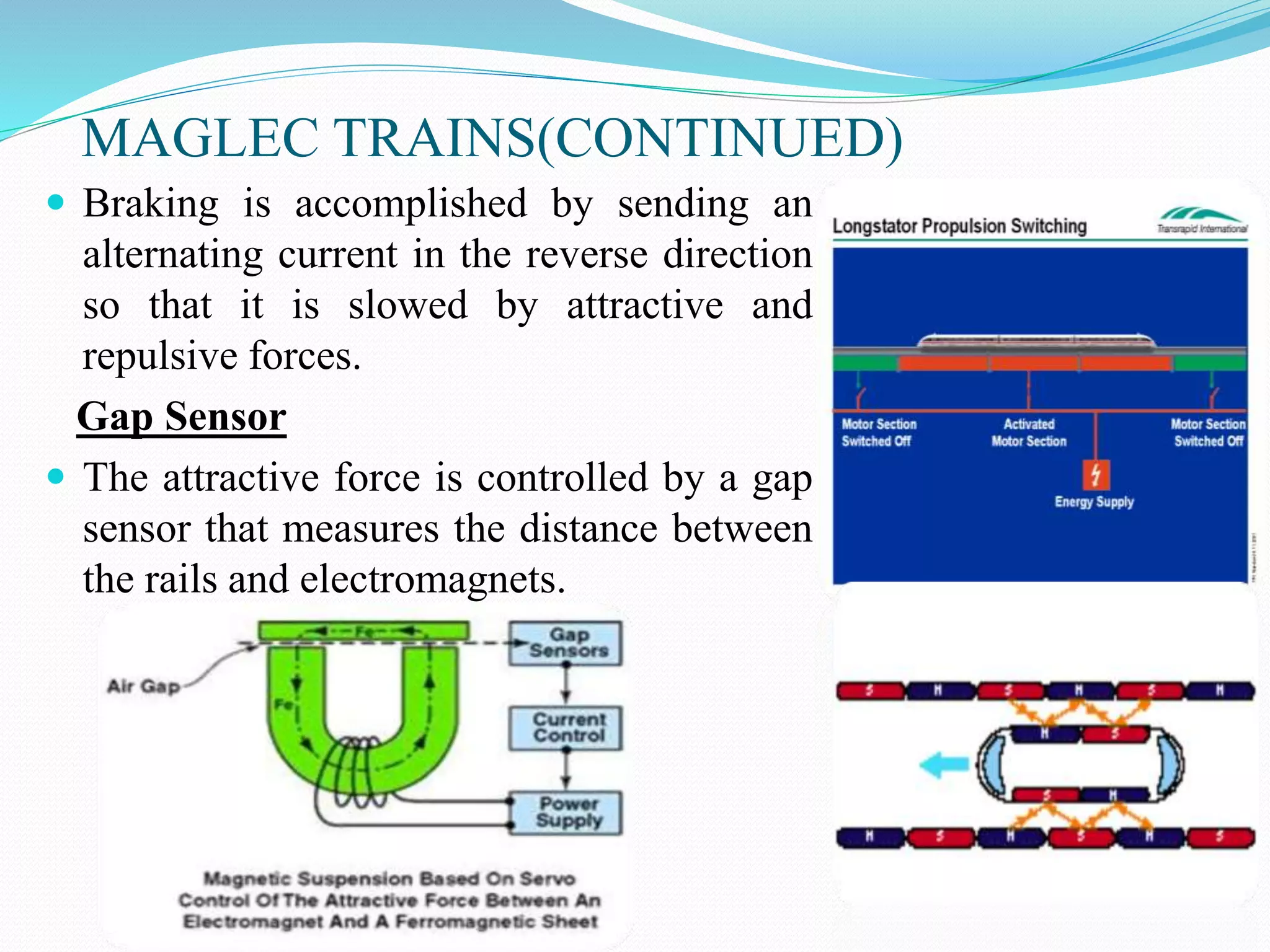 Seminar on Magnetic levitation and its applicaton | PPTX