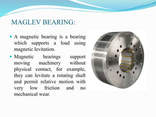 Seminar on Magnetic levitation and its applicaton | PPTX