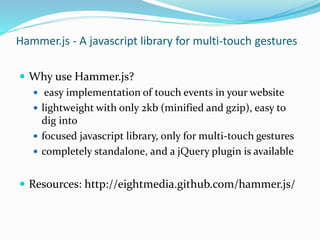 Handy JS Libraries | PPT