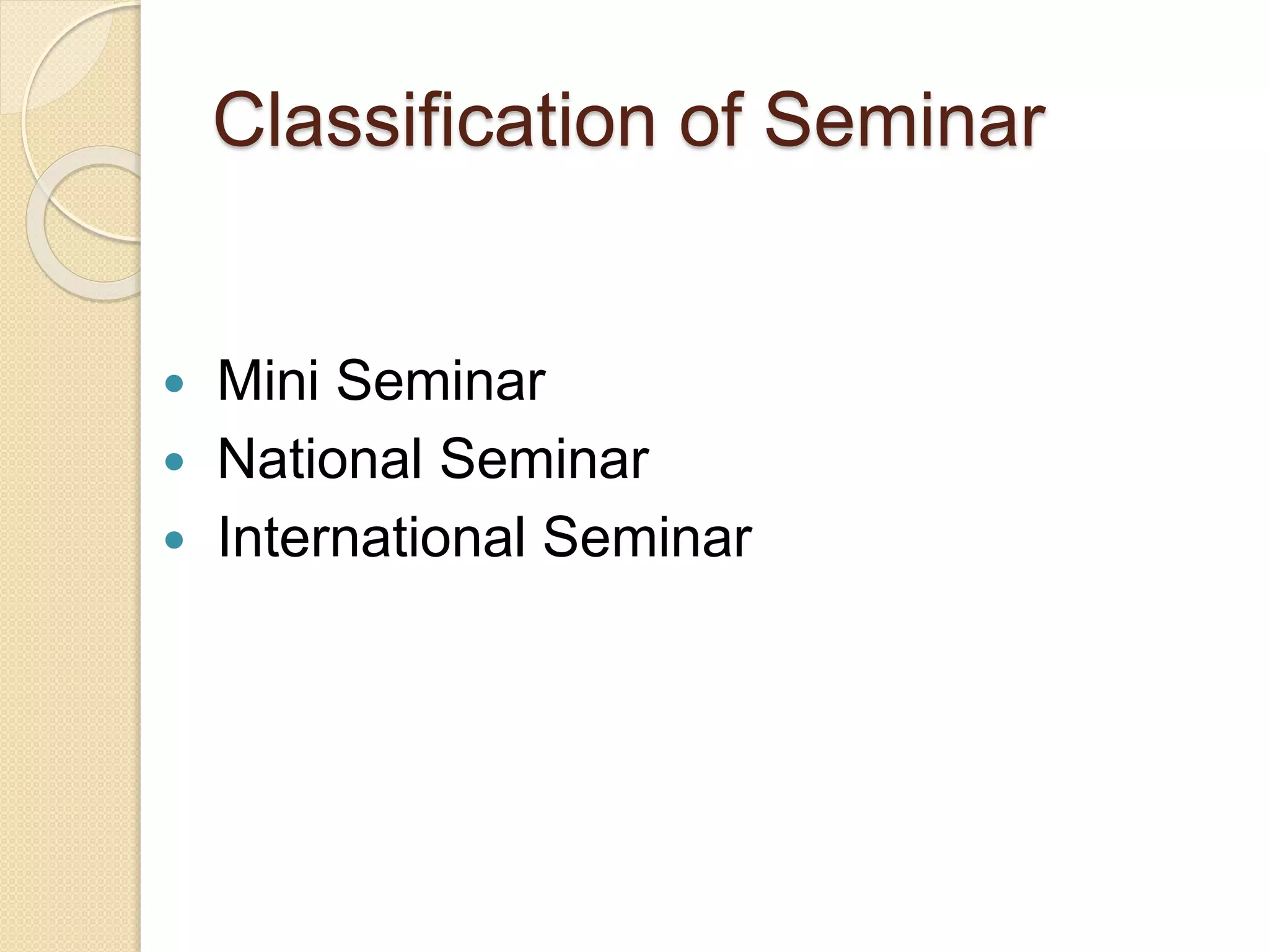 Seminar Presentation | PPT