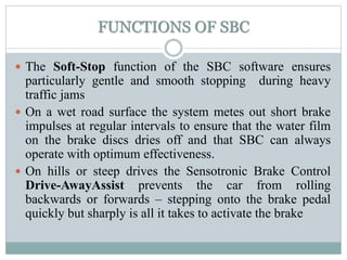 Sensotronic Brake Control | PPTX
