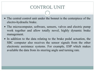 Sensotronic Brake Control | PPTX
