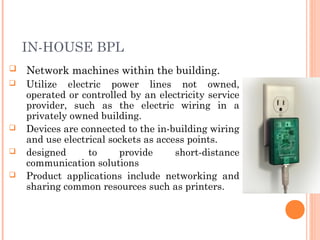 Broadband Over Power Lines (BPL) | PPT