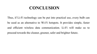 IoT Enabled by LiFi Technology | PPT
