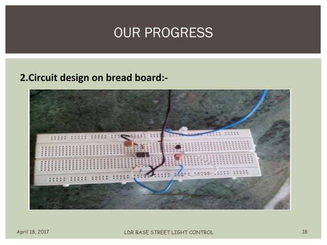 automatic streetlight control using ldr ppt | PPT | Technology & Computing