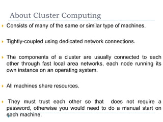 Cluster Computing | PPTX