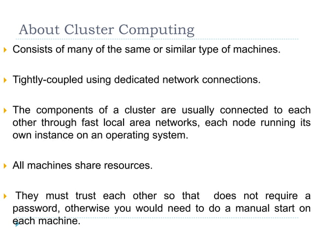 Cluster Computing | PPTX