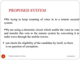 Global Wireless e-voting | PPTX