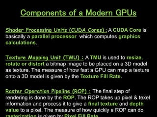Nvidia (History, GPU Architecture and New Pascal Architecture) | PPTX