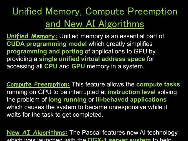 Nvidia (History, GPU Architecture and New Pascal Architecture) | PPTX ...