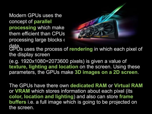 Nvidia (History, GPU Architecture and New Pascal Architecture) | PPTX ...