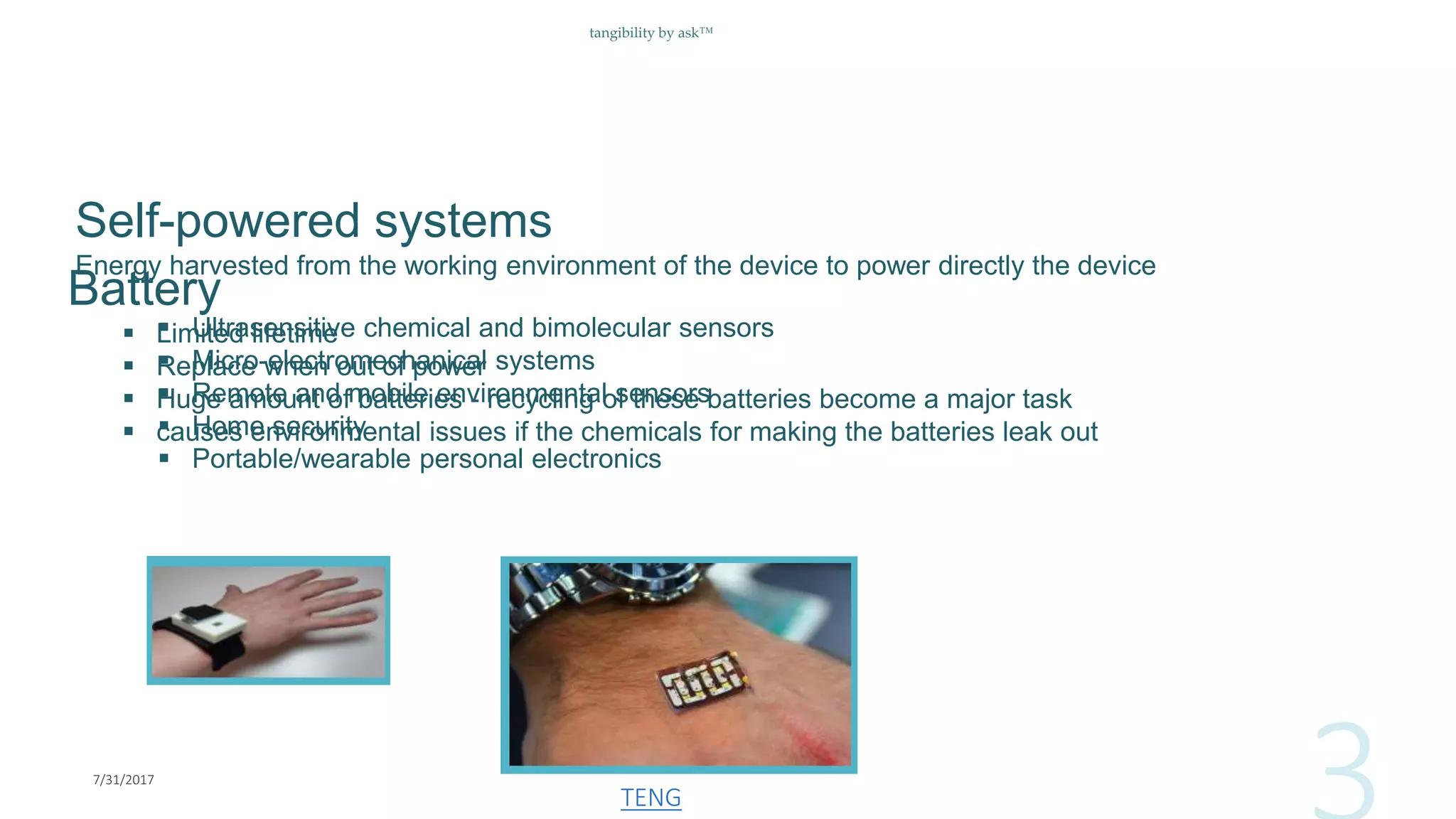 Tribo electric nano generator (TENG) | PPTX
