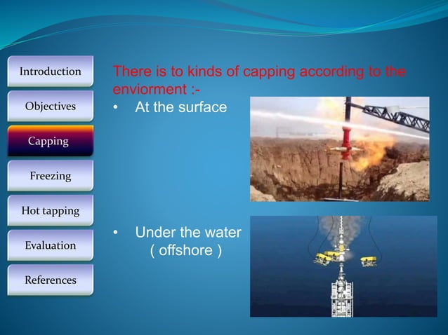 Capping Freezing Hot Tapping | PPT