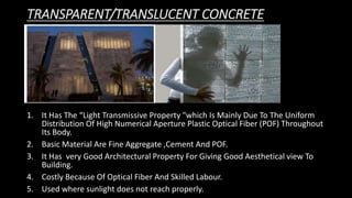 special types of concrete | PPTX | Civil Engineering Industry | Industries
