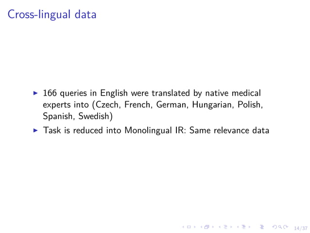 Cross-lingual Information Retrieval | PDF
