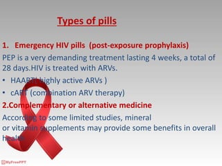 AIDS EPIDEMOLOGY AND MANAGEMENT | PPT