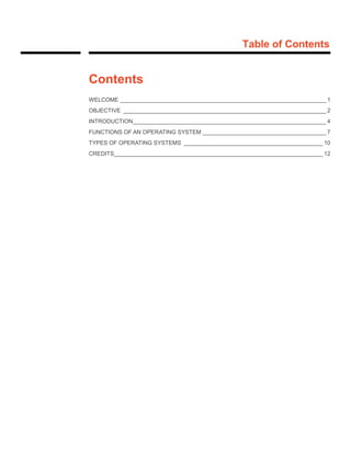 Operating System Seminar By Owonubi Job Sunday | PDF