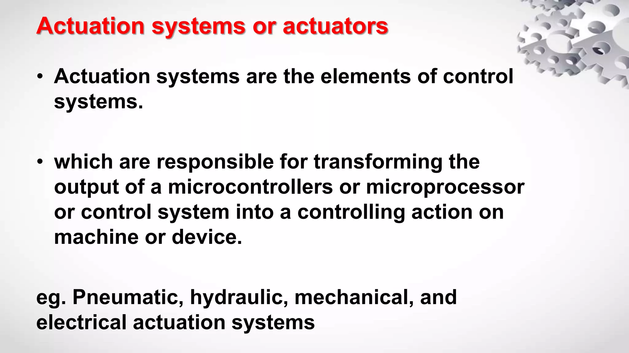 HYDRAULIC AND PNEUMATIC ACTUATOR | PPTX