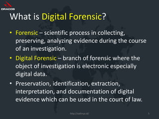 DracOs Forensic Flavor | PPTX