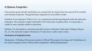 M.Sc. (Master's) Seminar on topic "Role of chemicals in plant disease ...