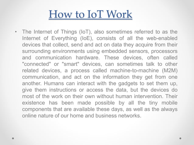 iot seminar topic | PPTX
