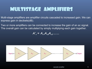 CASCADE AMPLIFIER | PPT